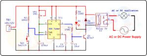 Time Delay Circuit using 555 Timer IC » ElectroDuino
